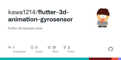 Github Kawa1214flutter 3d Animation Gyrosensor Flutter 3d Sample Code