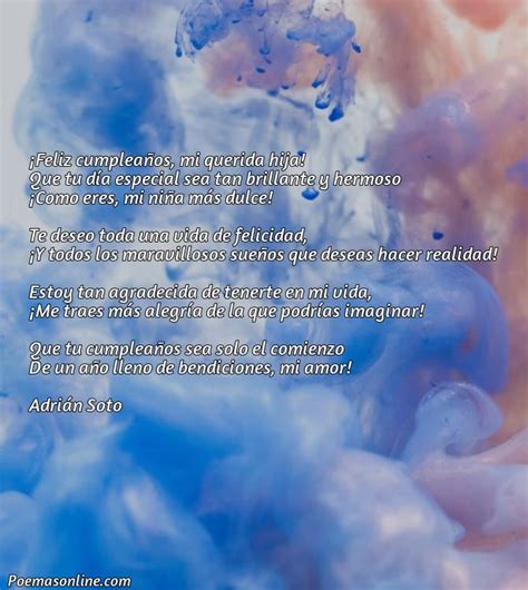 Cinco Poemas Corto Para Hija Poemas Online