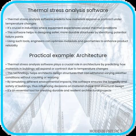 Thermal Stress Analysis Software Accuracy Speed Usability