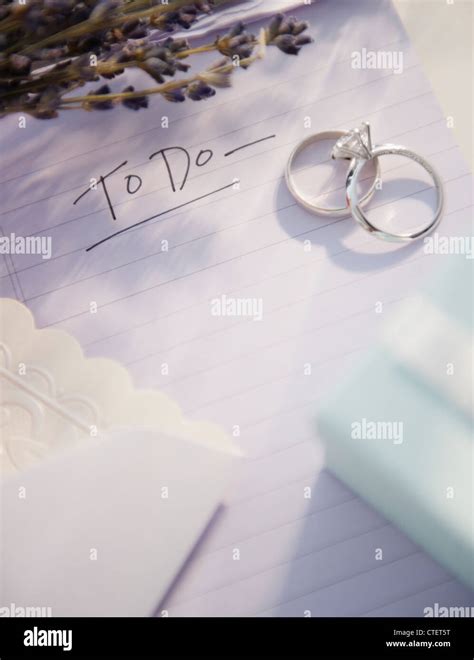 To Do List Stock Photo Alamy