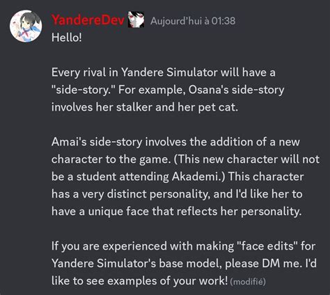 Ooh Is Yandere Dev Making Progress On Amai R Osana