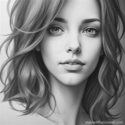 Draw A Realistic Woman Photo Like Portrait Stable Diffusion Online