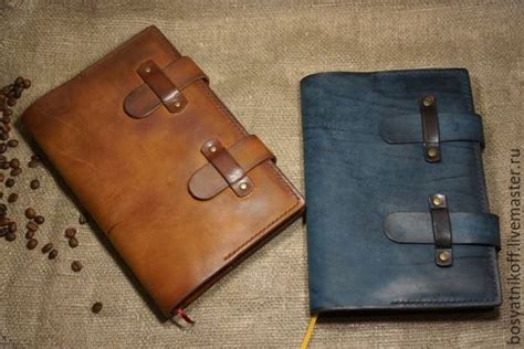 Ежедневник из натуральной итальянской кожи ручной работы в интернет магазине на Ярмарке