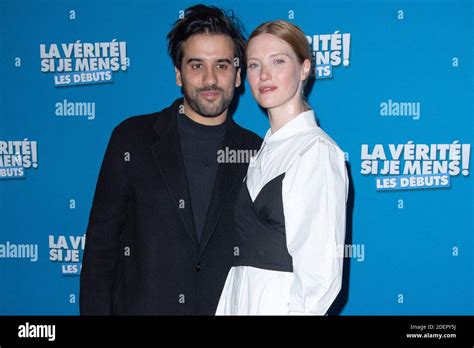 Yohan Manca Et Fleur Geffrier Assistent A La Premiere Du Film La Verite