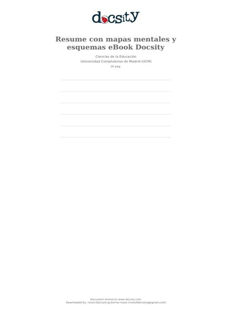 docsity resume con mapas y esquemas ebook docsity descargar gratis