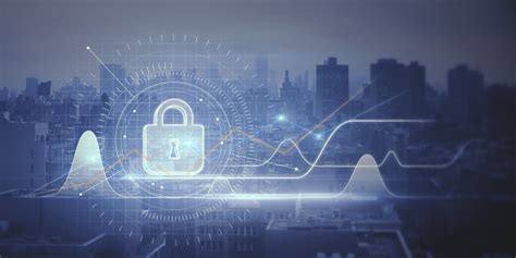 흐릿한 도시 배경에 빛나는 자물쇠 인터페이스와 추상 적 비즈니스 차트 투자 주식 안전 및 계정 보호 개념 이중 노출 건물 외관에 대한 스톡 사진 및 기타 이미지 Istock