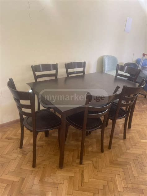 მისაღები ოთახის მაგიდა სამზარეულოს მაგიდა სკამები მეორადი და ახალი
