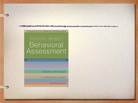 Direct Behavior Ratings And Daily Behavior Cards Amy