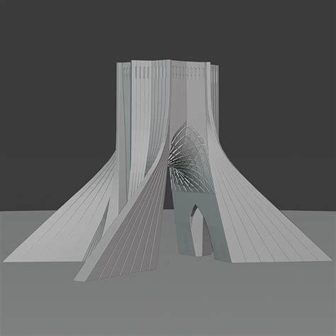 مدل سه بعدی برج آزادی فروشگاه مدل سه بعدی