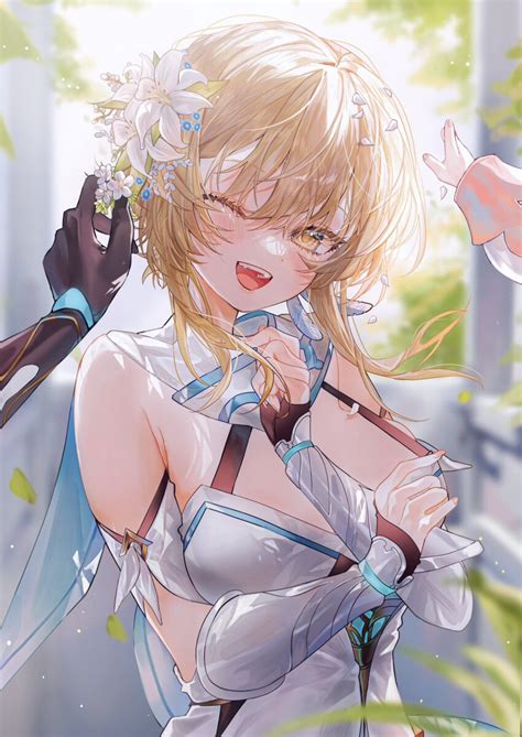 Utsuhostoria Lumine Genshin Impact Paimon Genshin Impact Genshin