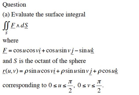 Solved Vector Calculus The Subtle Beauty Of Surface Chegg