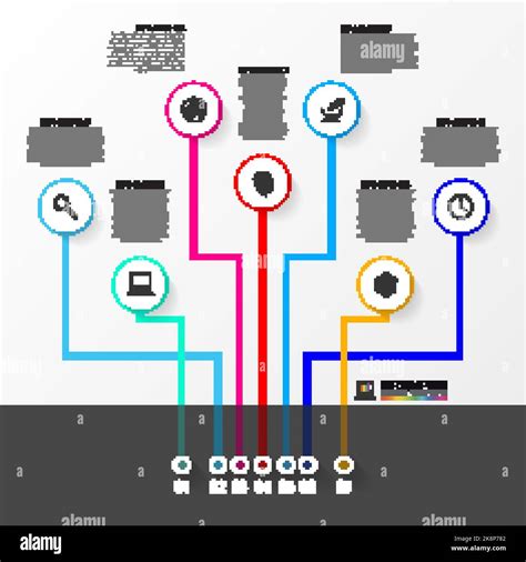 Business Tree Timeline Infographics Vector Illustration Stock Vector