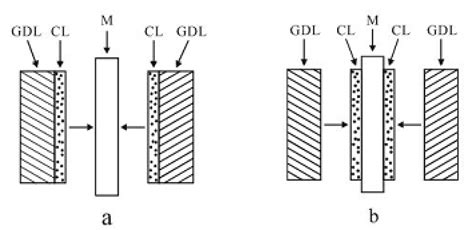 Configuration Of Mea With Two Fabrication Methods Ccs A And Ccm B
