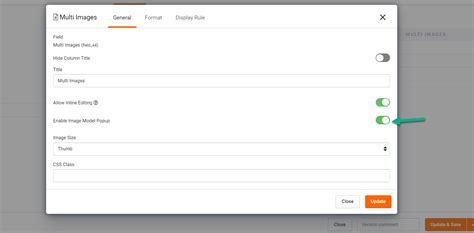 How Do I Have Attachment Fields With Multiple Images Open In A Popup When Clicked Instead Of A