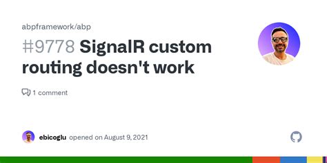 Signalr Custom Routing Doesnt Work · Issue 9778 · Abpframeworkabp