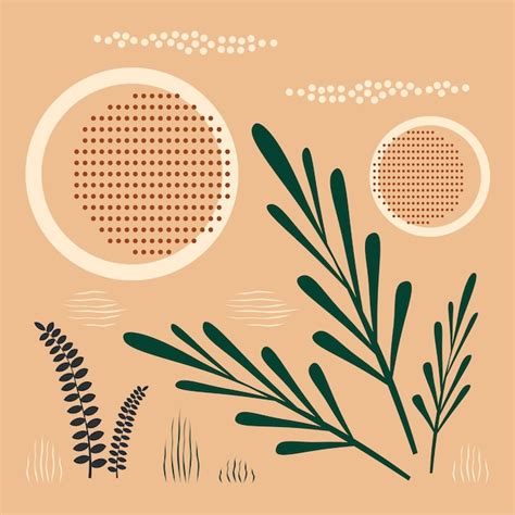 Premium Vector Vector Floral Abstract Background