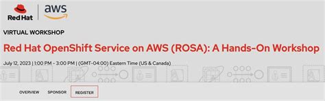 Andrew G On Linkedin Redhat Openshift Aws