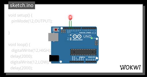 Ledv Wokwi Esp32 Stm32 Arduino Simulator