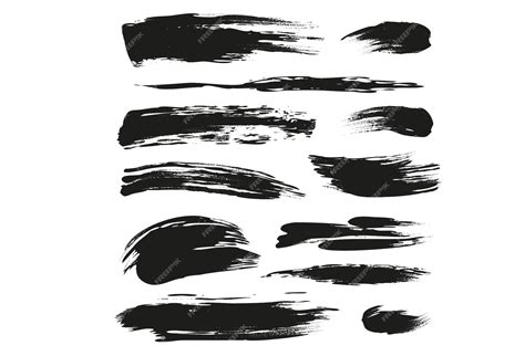 Premium Vector Brush Set Illustration Vector Premium Vector Brush Set Illustration Vector