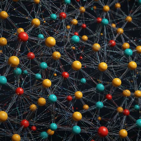 Interconnectivity Network Abstract Digital Artwork”