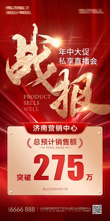 喜报战报海报 源文件