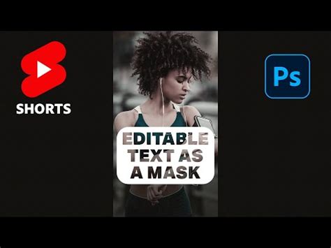 Editable Text As A Mask In Photoshop The Knockout Feature YouTube Photoshop Text Mask