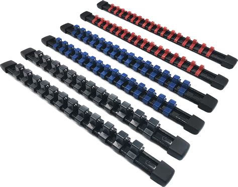 ACEBON Tools Socket Organizers Piece Socket Holder Kit Inch Inch Inch Drive