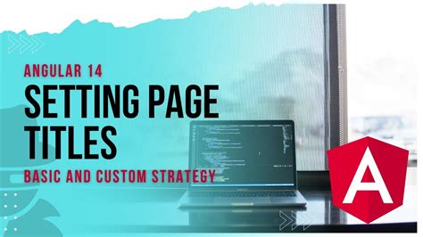 Setting Page Title Using Angular 14 Youtube