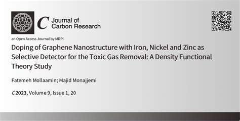 C — Journal Of Carbon Research On Linkedin Graphene Nanostructure Toxic Gas Removal Co