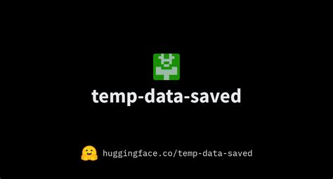 Temp Data Saved Temp Data Saved