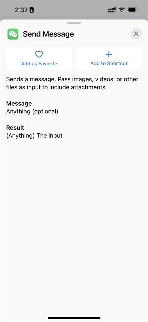 快捷指令无法给微信好友发送图片 Apple 社区