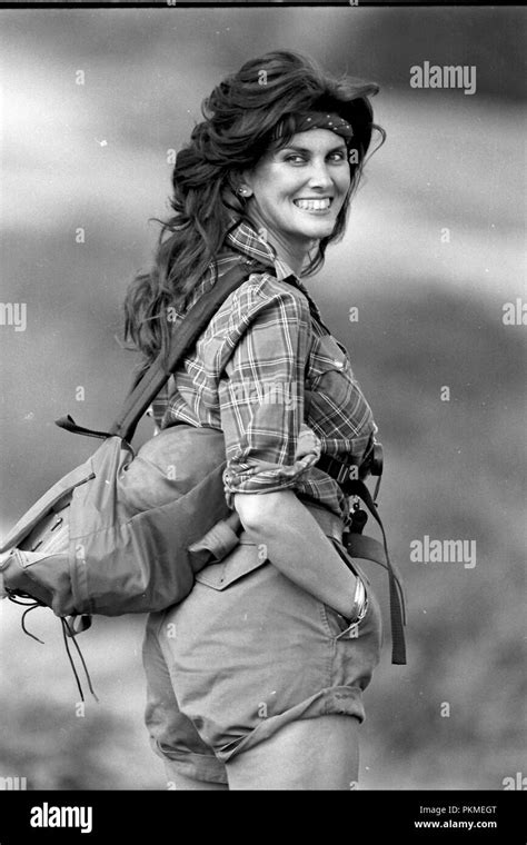 Ilkley Moor Yorkshire Uk 1st October 1984 Bond Girl Caroline Munro