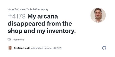 My Arcana Disappeared From The Shop And My Inventory · Issue 4178