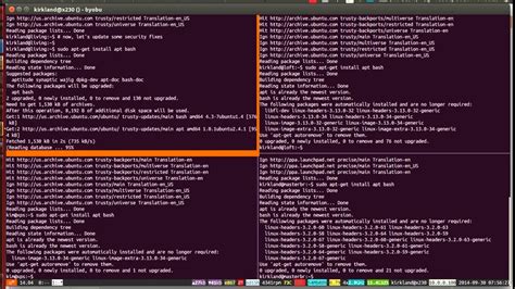 Send Commands To Multiple Systems Simultaneously Using Byobu And Shift F9 Youtube