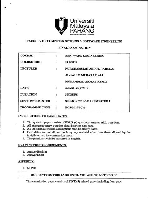 bcs1033 software engineering s1 0119 pdf human resource management