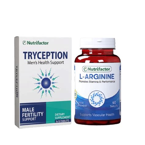 L Arginine And Tryception Bundle Men Health Combination
