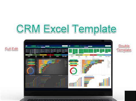 Crm Excel Template Customer Relationship Management Database Etsy