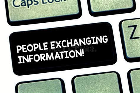 Passing On Information Stock Image Image Of Important 62826683