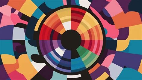 Color Print Scheme Statistics Offset Premium Ai Generated Image