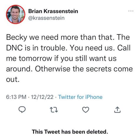 Dr. Simon Goddek on Twitter: "Good morning, @krassenstein. Who is Becky, why did you blackmail ...