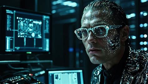 Premium Photo Reflecting On Eyeglasses Insights Into Data And