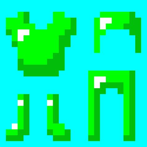 Emerald Armor Pixel Art