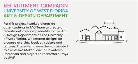 Uwf Art And Design Recruitment Campaign Behance