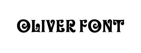 Oliver Font Dafont Style