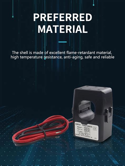 Split Core Current Transformer Clamp Ct Sensor Kct 24 Current Sensor 100a 200a 300a 400a Ct