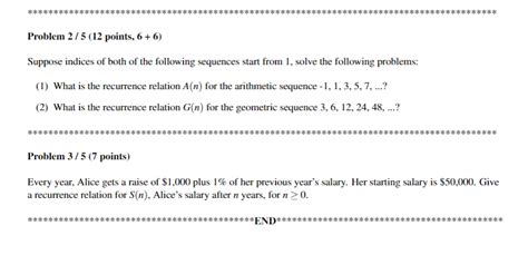 Solved Problem 2 5 12 Points 6 6Suppose Indices Of Both Chegg Com