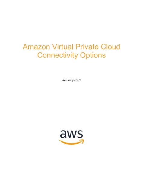 Aws Vpn Connection Pdf