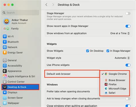 How To Change The Default Web Browser On Mac