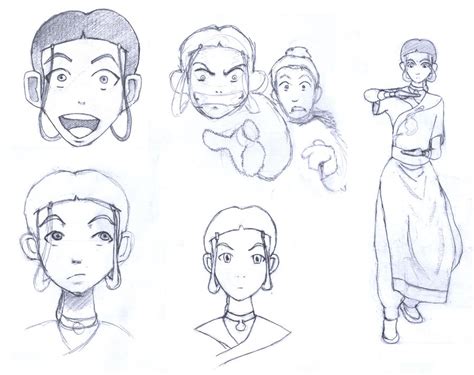 Katara Sketch Dump By Xpcoffee On Deviantart