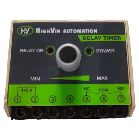 Highvin Automation Pole Time Delay Relay At Piece In Coimbatore ID